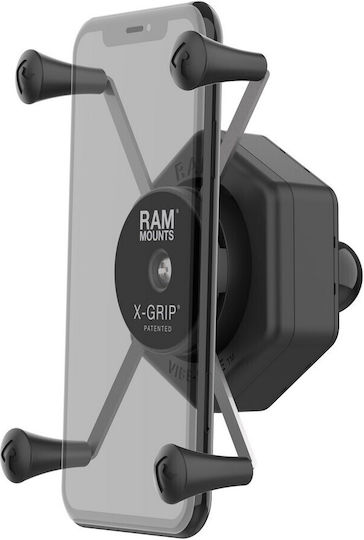 RAM Mount X-grip Un10 Βάση Κινητού Μοτοσυκλέτας με Ρυθμιζόμενο Βραχίονα ...