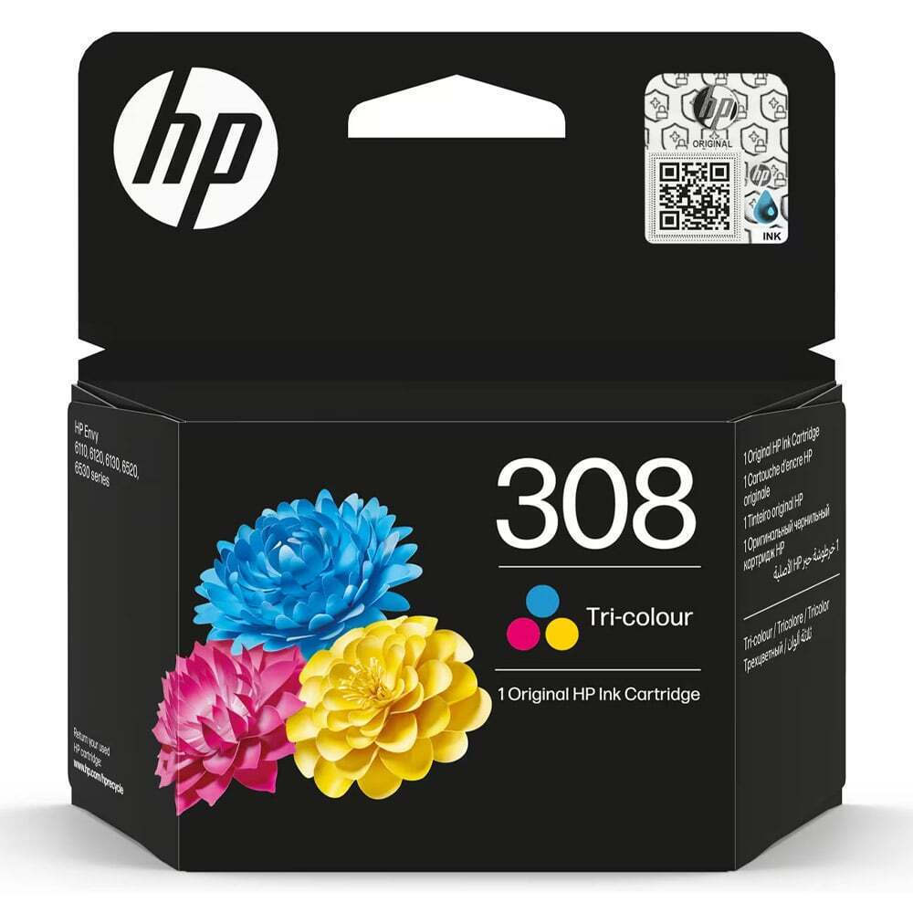 HP 308 Γνήσιο Μελάνι Εκτυπωτή InkJet Πολλαπλό (Color) (7FP20UE ...