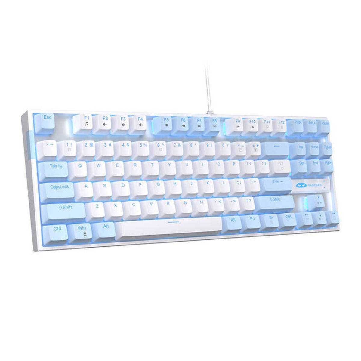 MageGee MK-STAR Gaming Μηχανικό Πληκτρολόγιο Tenkeyless με Custom Red ...