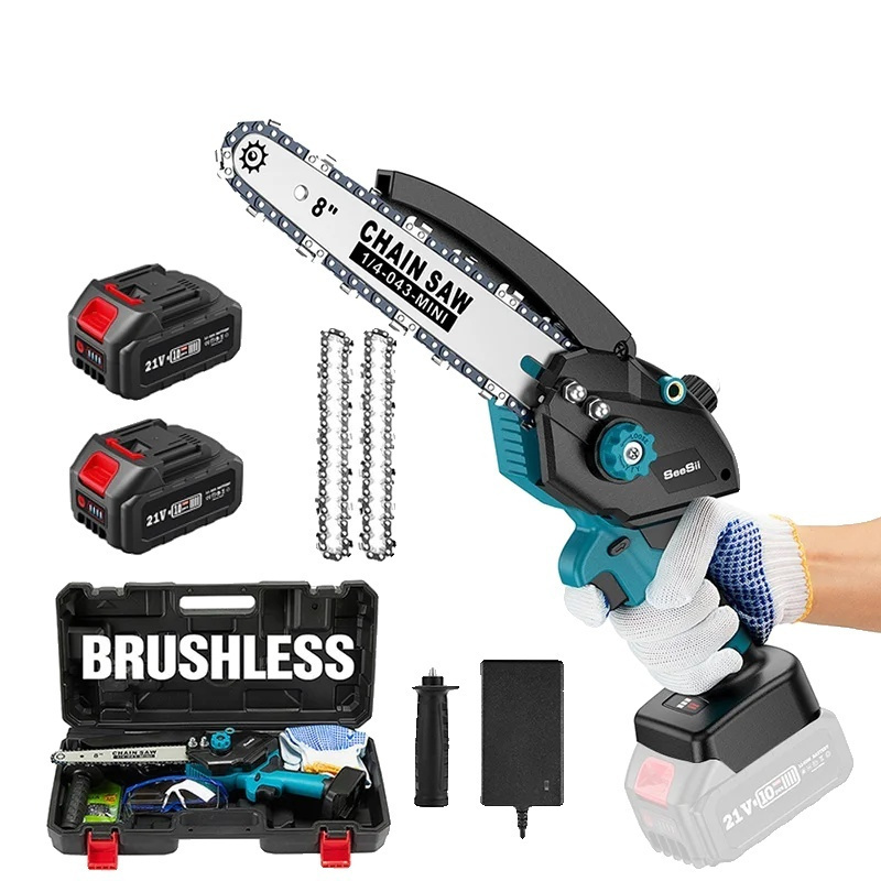 Brushless Electric Chainsaw Lightweight Portable Efficient Cutting ...