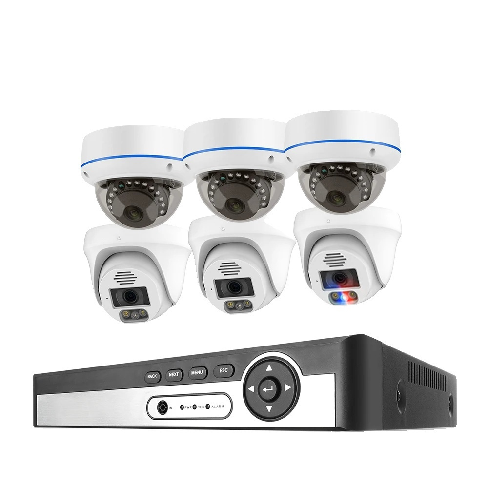 Misecu Security Camera System 8ch Nvr Ai Human Detection Hd Color Night ...