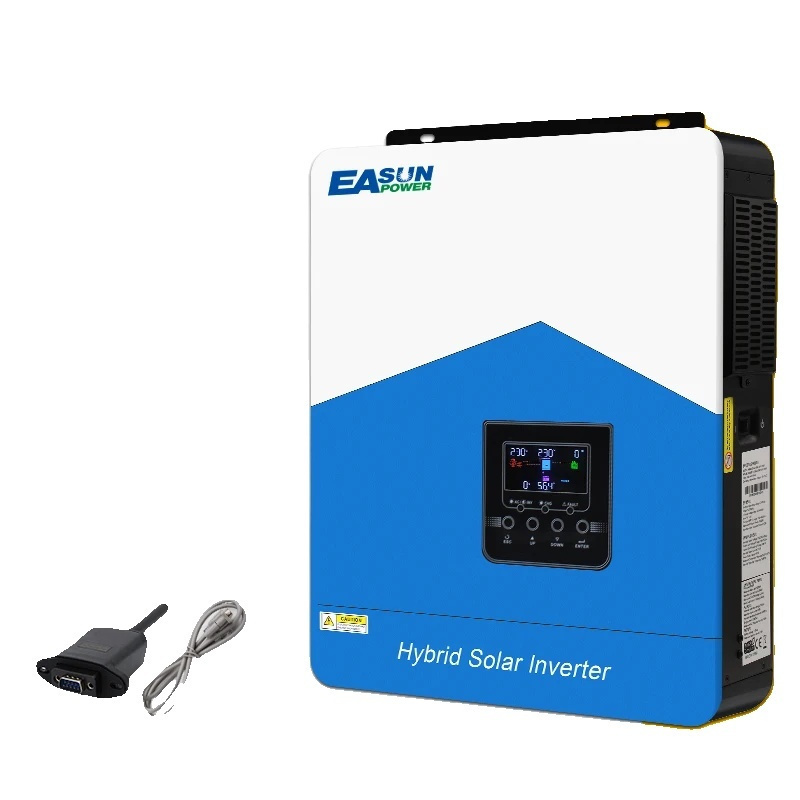 Easun Hybrid Solar Inverter 6200w Power Capacity Pure Sine Wave Output Smh-iii-6.2kw-wifi 220-24 ...