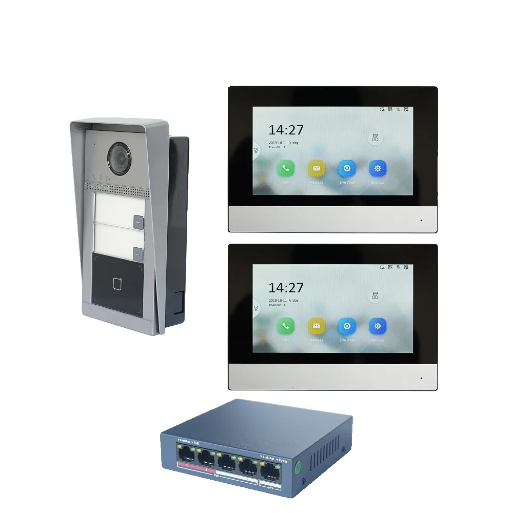 Video Intercom System High-resolution Display Multi-station Capacity ...