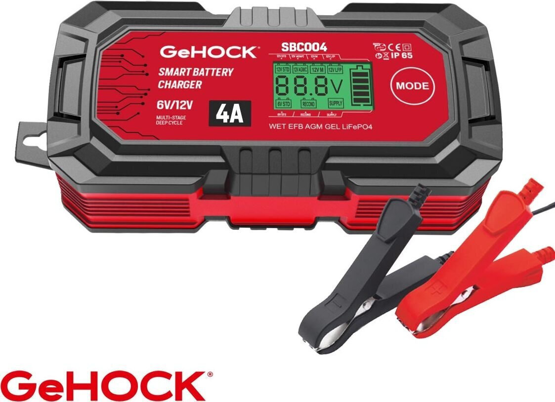 GeHock Φορτιστής & Συντηρητής Μπαταρίας Αυτοκινήτου 12V 4A 70W SBC004 | Skroutz.gr