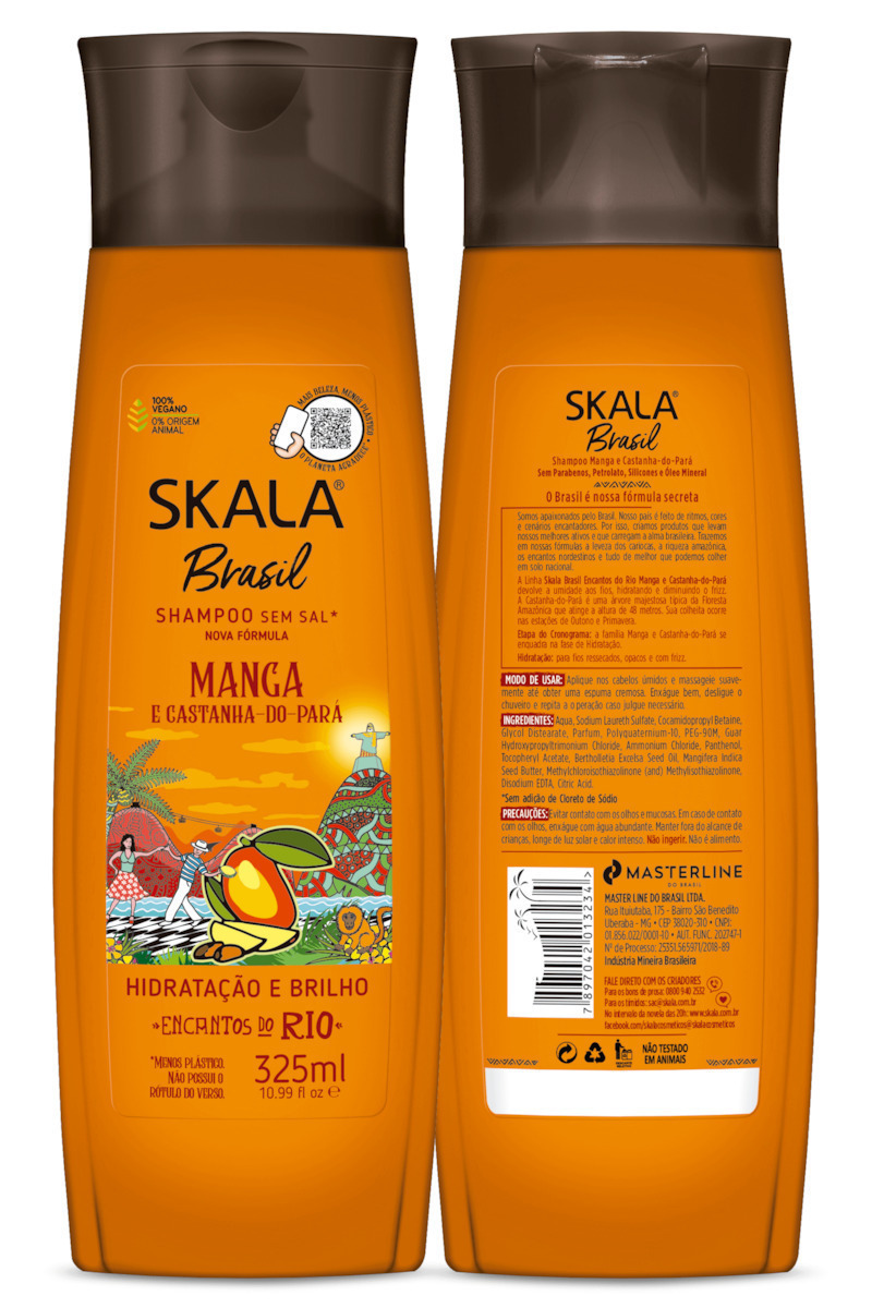 Skala Brasil Σαμπουάν Λείανσης για Σγουρά Μαλλιά 325ml | Skroutz.gr