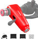 Flexzon Αντικλεπτική Κλειδαριά Μανέτας Φρένου Μοτοσυκλέτας Κόκκινο Χρώμα CENT44 | Skroutz.gr