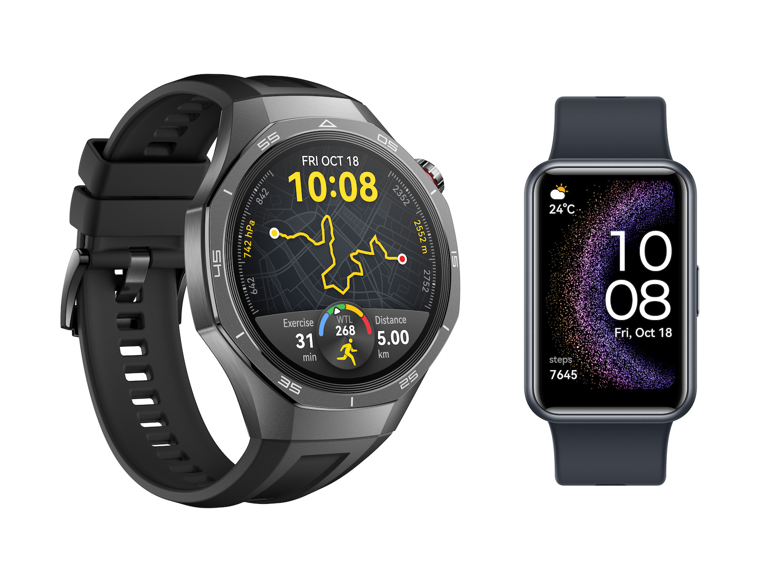 Huawei Watch GT 5 Pro Bundle Titanium 46mm Αδιάβροχο με Παλμογράφο ...