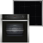 Bosch HBA574ES3 + PKE645BA2E Φούρνος άνω Πάγκου 71lt με Κεραμικές ...