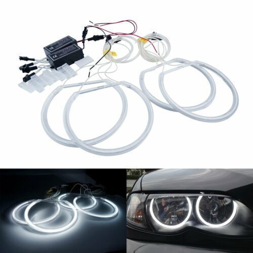 Prasco 245099 Δαχτυλίδια Angel Eyes Ccfl Kit Bmw 3 E46 99-05 Xenon E36 E38 E39 4x131mm Λευκά 6 ...