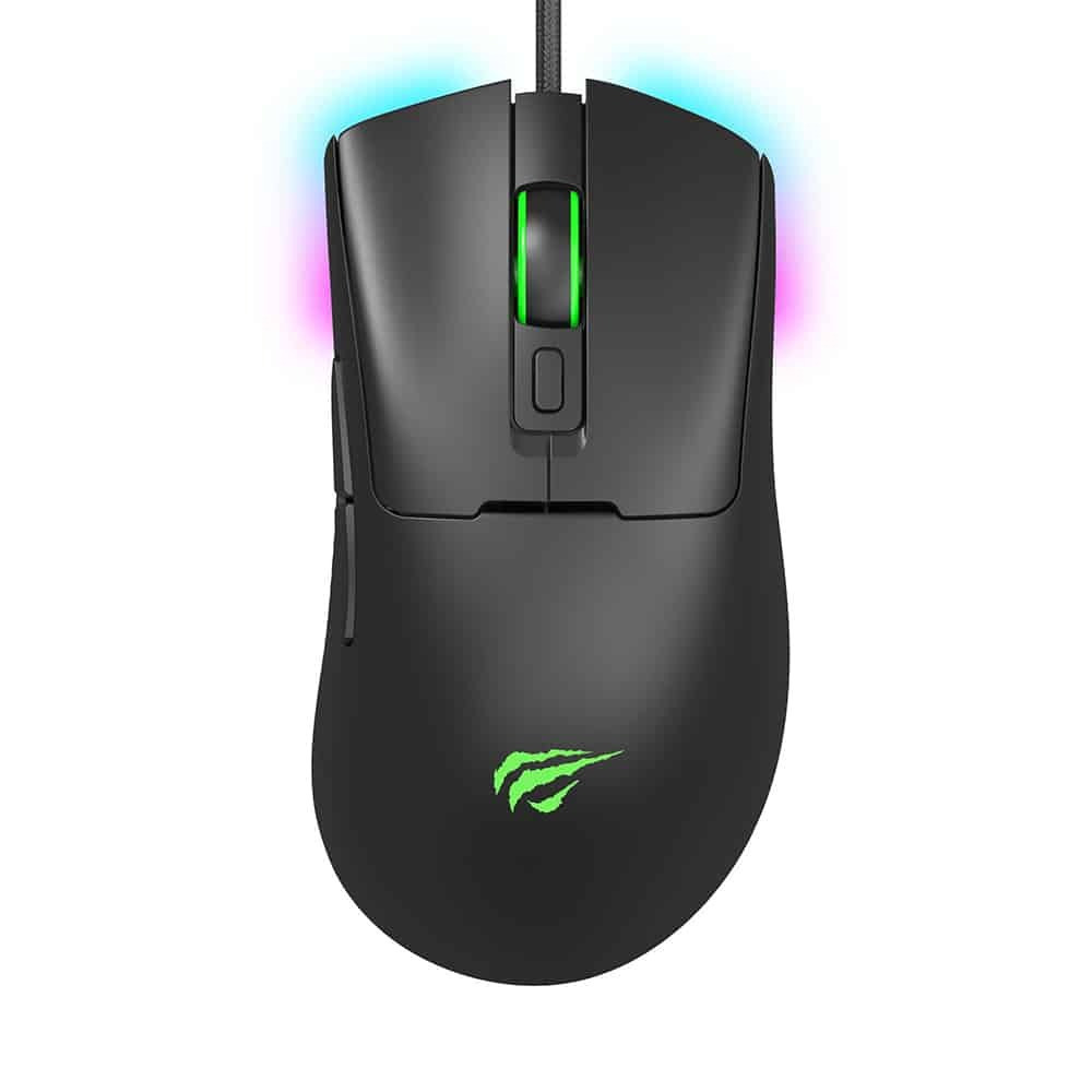 Havit MS966 RGB Gaming Ποντίκι 12000 DPI Μαύρο | Skroutz.gr