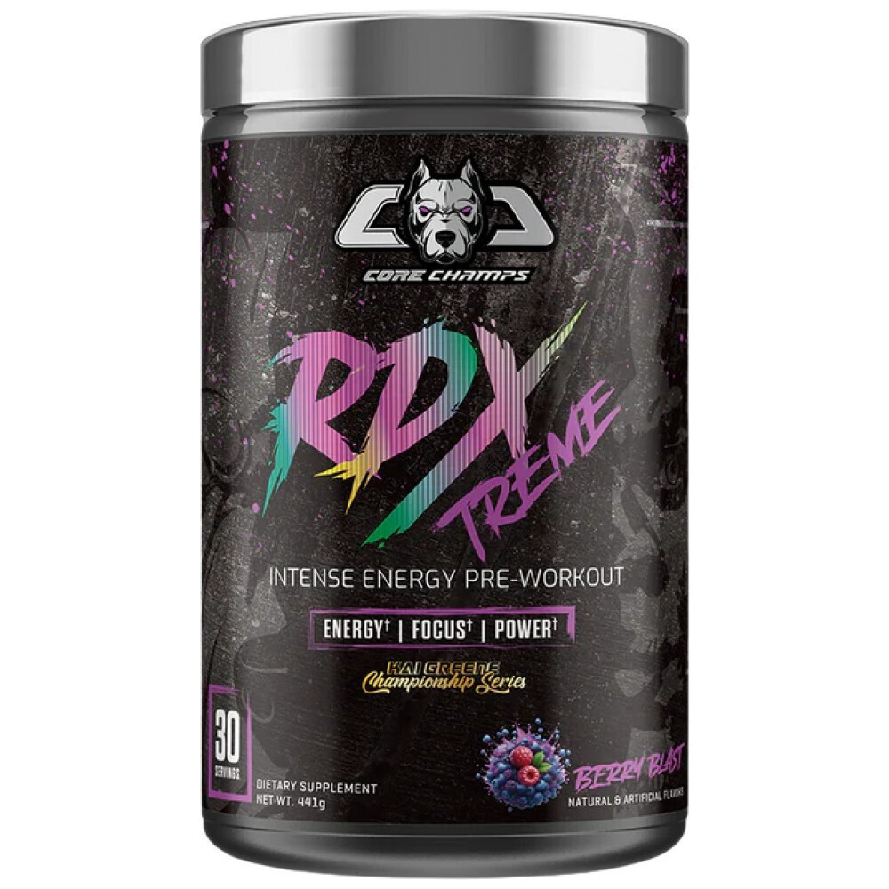 Core Champs RDX Extreme Συμπλήρωμα Pre Workout 441gr Forest Fruits ...