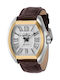 Invicta Ρολόι Αυτόματο με Καφέ Δερμάτινο Λουράκι 44591 | Skroutz.gr
