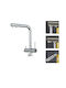 Kitchen Faucet Retractable Dual Swivel Spout Brass Water Purification ...