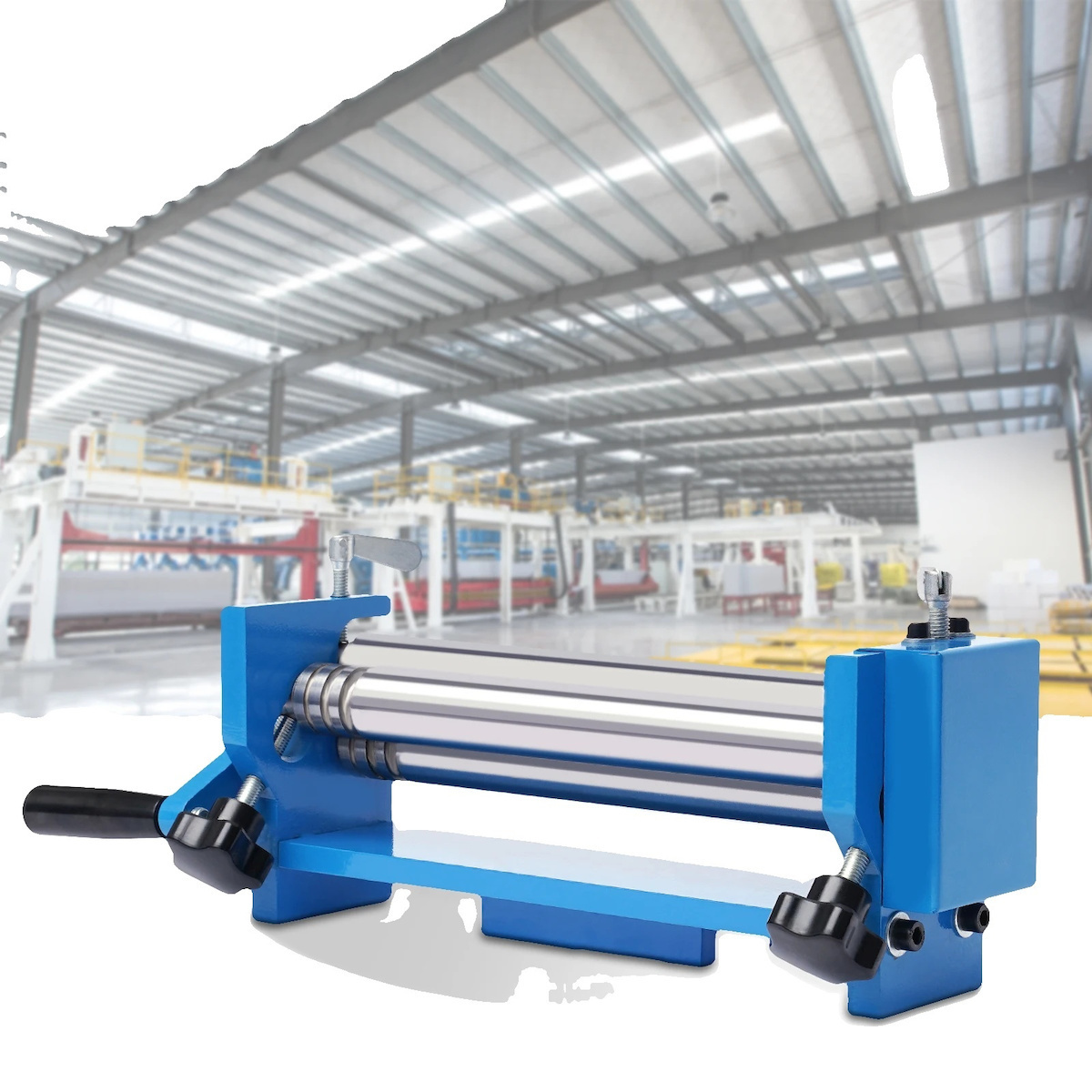 Sj 300 Manual Slip Roll Bender Adjustable Roller Radius Maximum Width ...