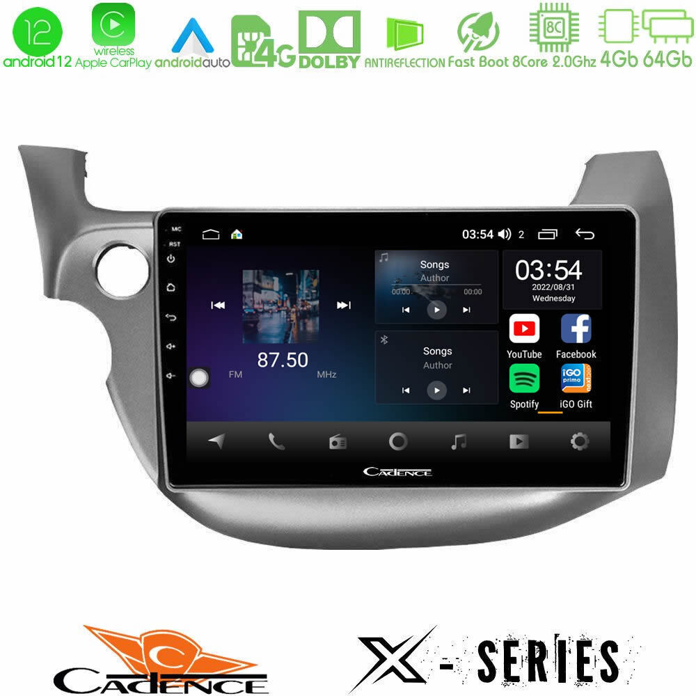 Cadence Ηχοσύστημα Αυτοκινήτου για Honda Jazz 2009-2013 (Bluetooth/USB ...