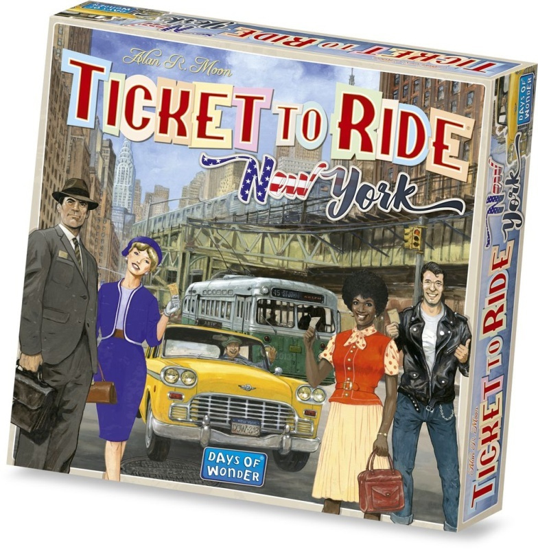 Επιτραπέζιο Παιχνίδι Ticket to Ride - New York για 2-4 Παίκτες 8+ Ετών ...