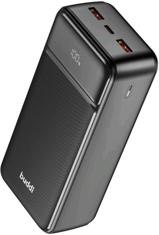 Buddi Boost Power Bank 30000mAh 22.5W με 2 Θύρες USB-A και Θύρα USB-C ...