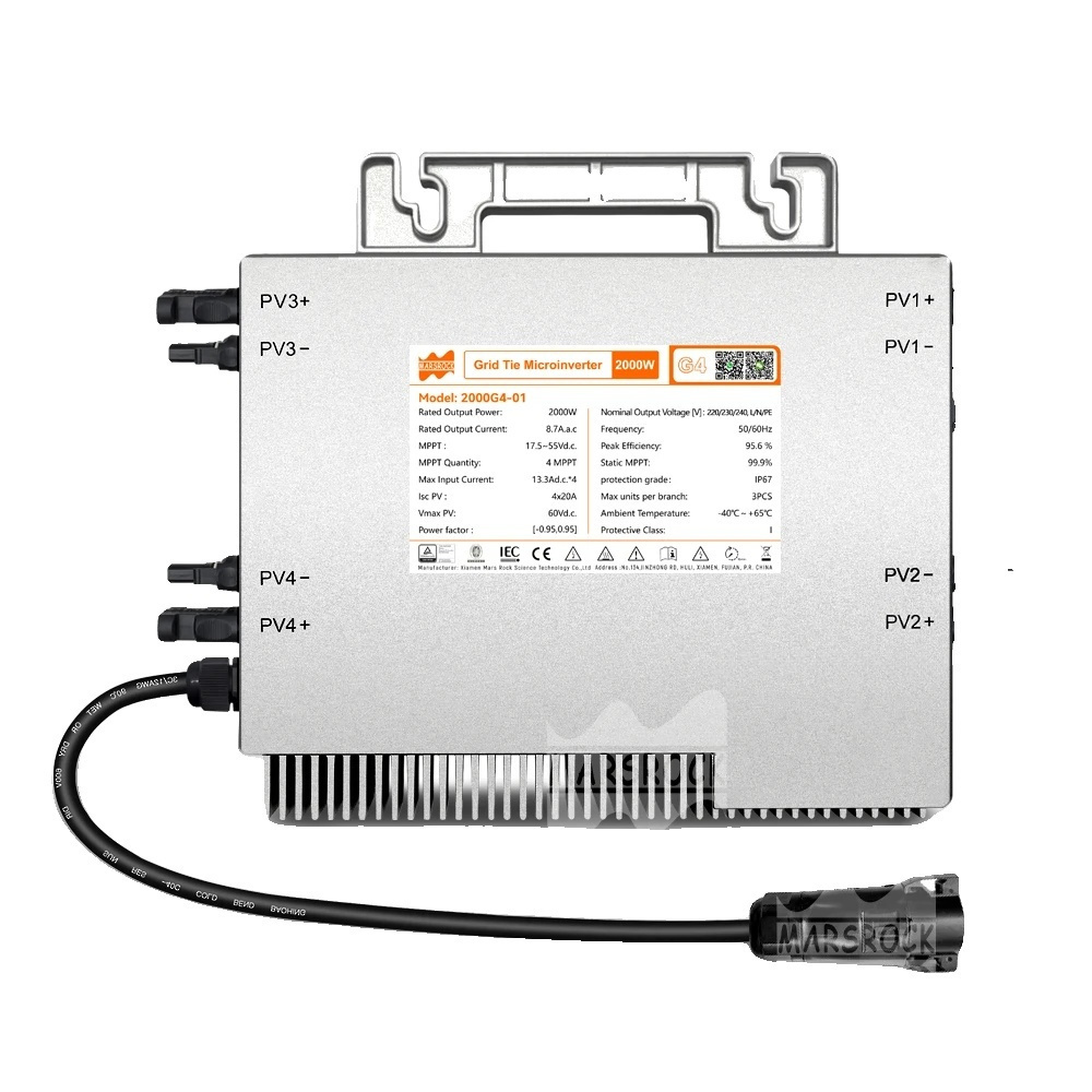 2000w Micro Solar Inverter 2400w Maximum Output Smart Device ...