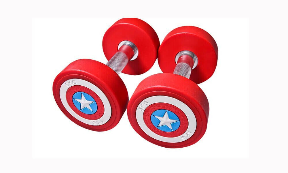 Pu Αλτήρες Captain America 390kg 24 Αλτήρες Όλη Η Σειρά 2*2,5-5-7,5-10 ...