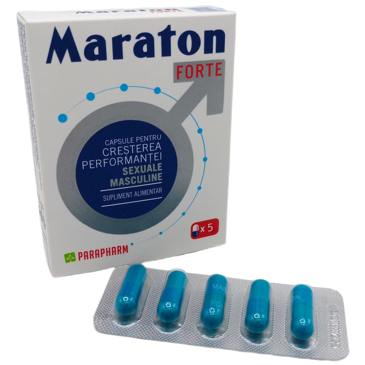 Parapharm Maraton Forte Ειδικό Συμπλήρωμα Διατροφής 5 ταμπλέτες ...