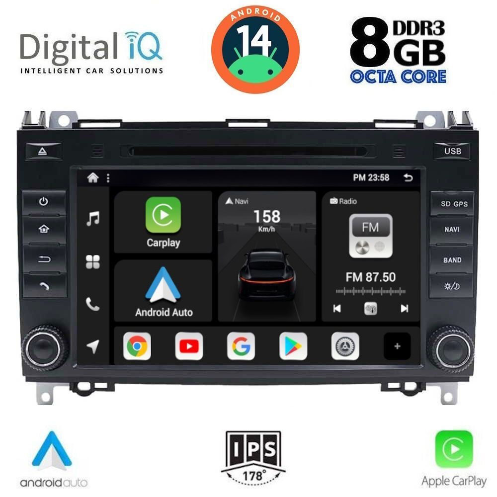 Digital IQ Ηχοσύστημα Αυτοκινήτου για Mercedes-Benz Sprinter / Vito / Viano 2004-2020 (Bluetooth ...