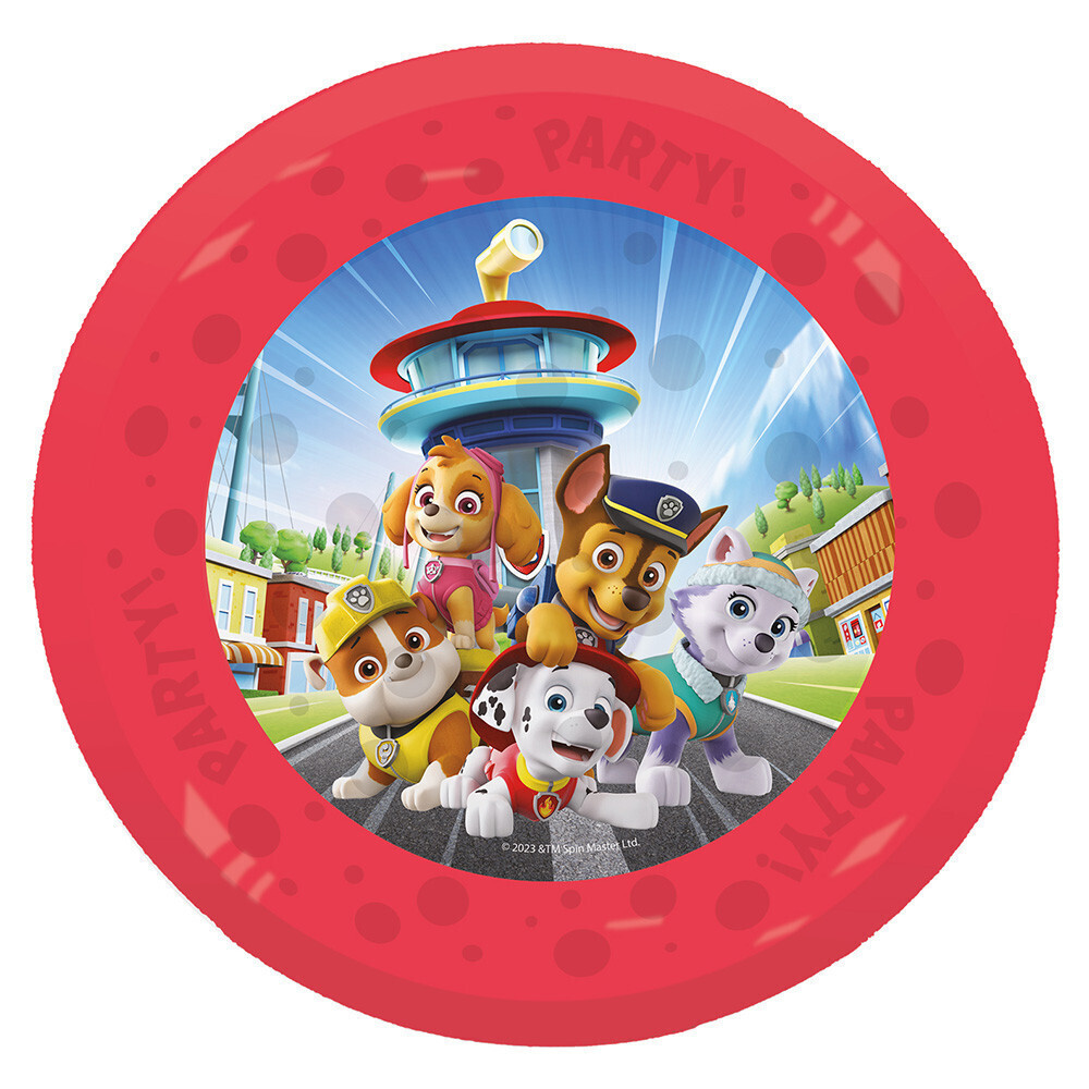 Paw Patrol Rescue Heroes Micro Premium Plastic Dinner Plate 21 Cm ...