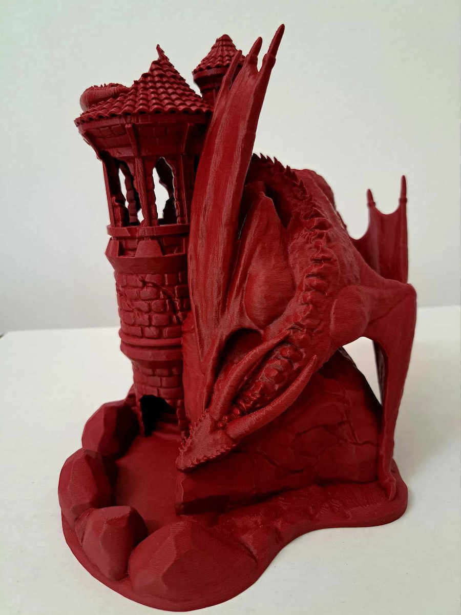 Gamemaker Dragon Tower – 3d Printed Dice Tower Red Color | Skroutz Cyprus