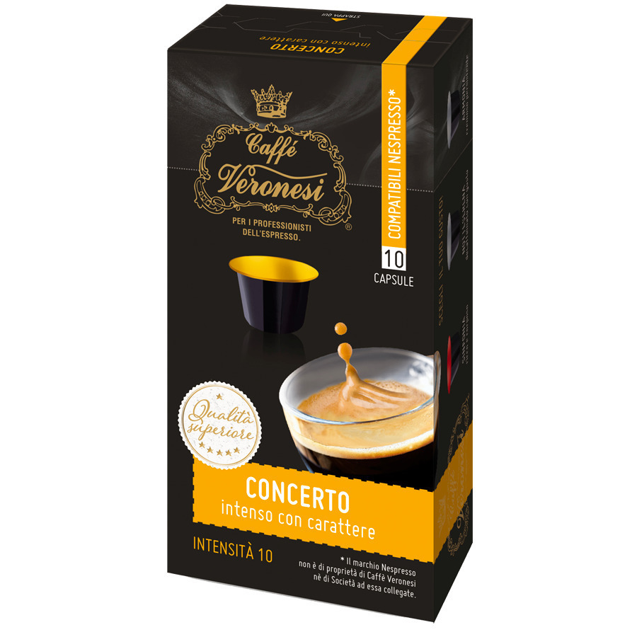 Κάψουλες Espresso Concerto Συμβατές με Μηχανή Nespresso 10caps | Skroutz.gr