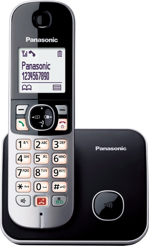 Panasonic KX-TG6851 Ασύρματο Τηλέφωνο Μαύρο | Skroutz.gr