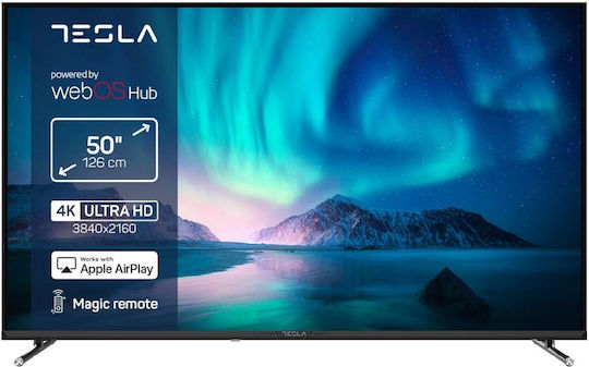 Tesla Smart Televizor 50" 4K UHD LED 50E645BUW HDR (2025) | Skroutz Romania