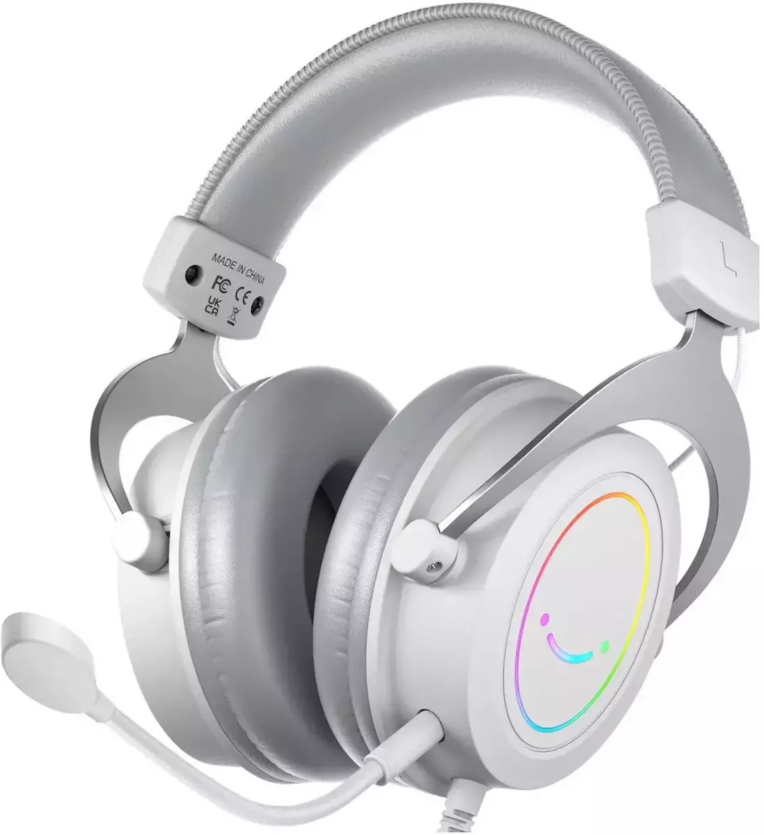 Fifine AmpliGame H3 Over Ear Gaming Headset με σύνδεση 3.5mm / USB Λευκό | Skroutz.gr