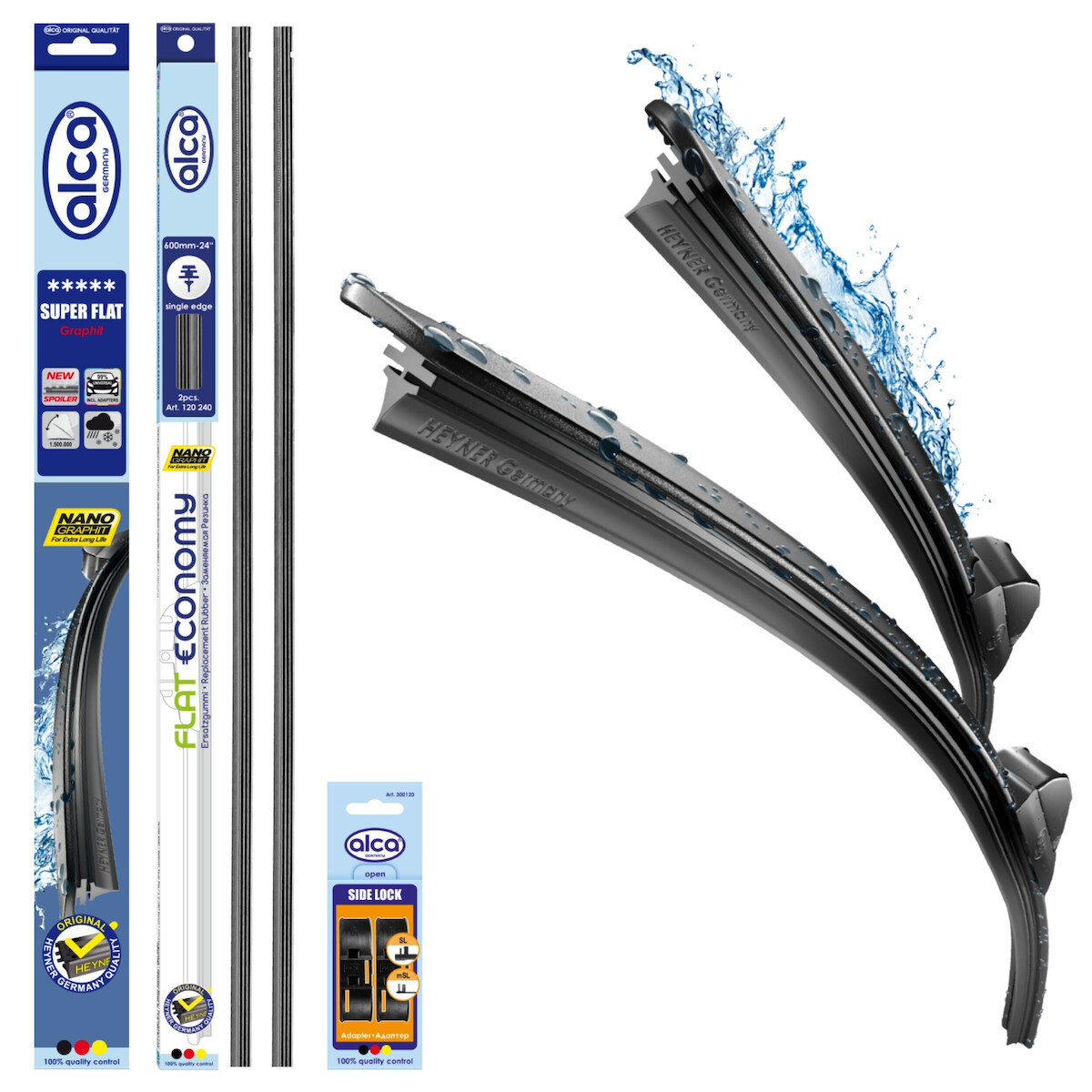 Alca Windshield Wiper Including Replacement Rubber Compatible Mclaren ...