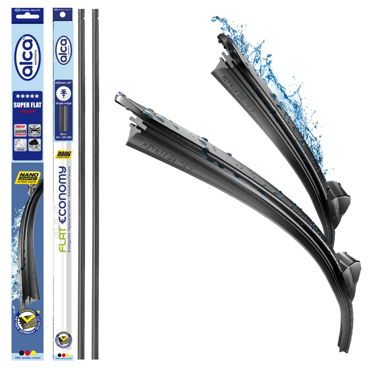 Alca Windshield Wiper Including Replacement Rubber Suitable Suzuki ...