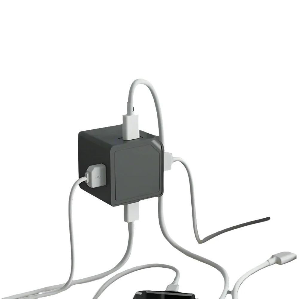 Usb Charger Cube By Allocacoc 4xusb Gray | Skroutz.gr
