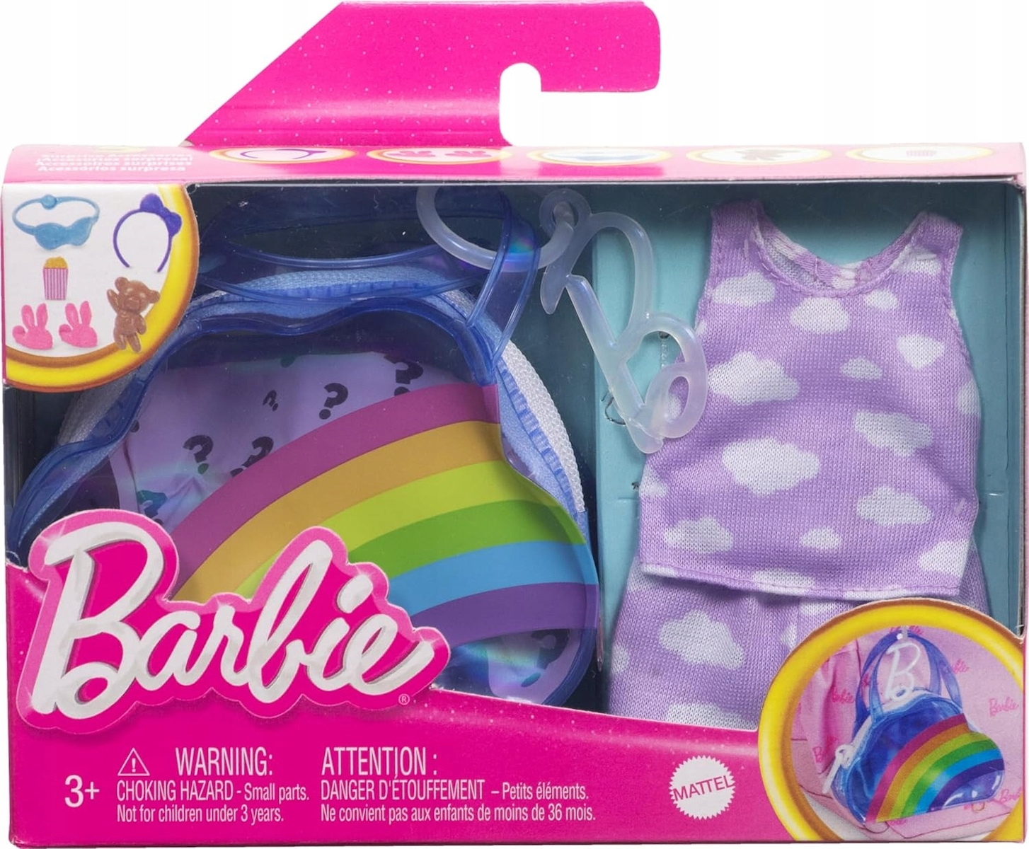 Barbie Fashion Set Deluxe With Bag Accessories Ρούχα για Κούκλες για 3 ...
