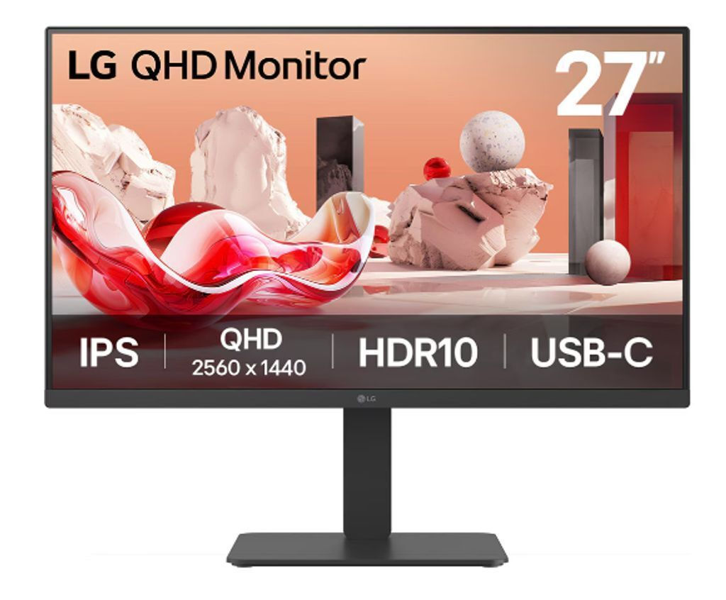 LG 27BA65QB IPS HDR Monitor 27" QHD 2560x1440 με Χρόνο Απόκρισης 5ms GTG | Skroutz.gr