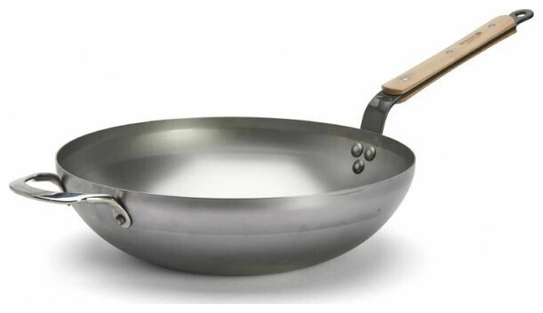 De Buyer Mineral B Wok din Aluminiu cu Strat de Piatră 32cm | Skroutz ...