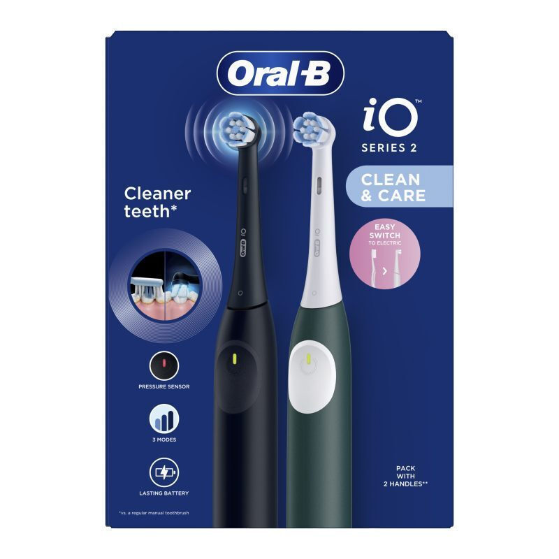 Oral-B iO Series 2 Ηλεκτρική Οδοντόβουρτσα με Αισθητήρα Πίεσης και Θήκη ...
