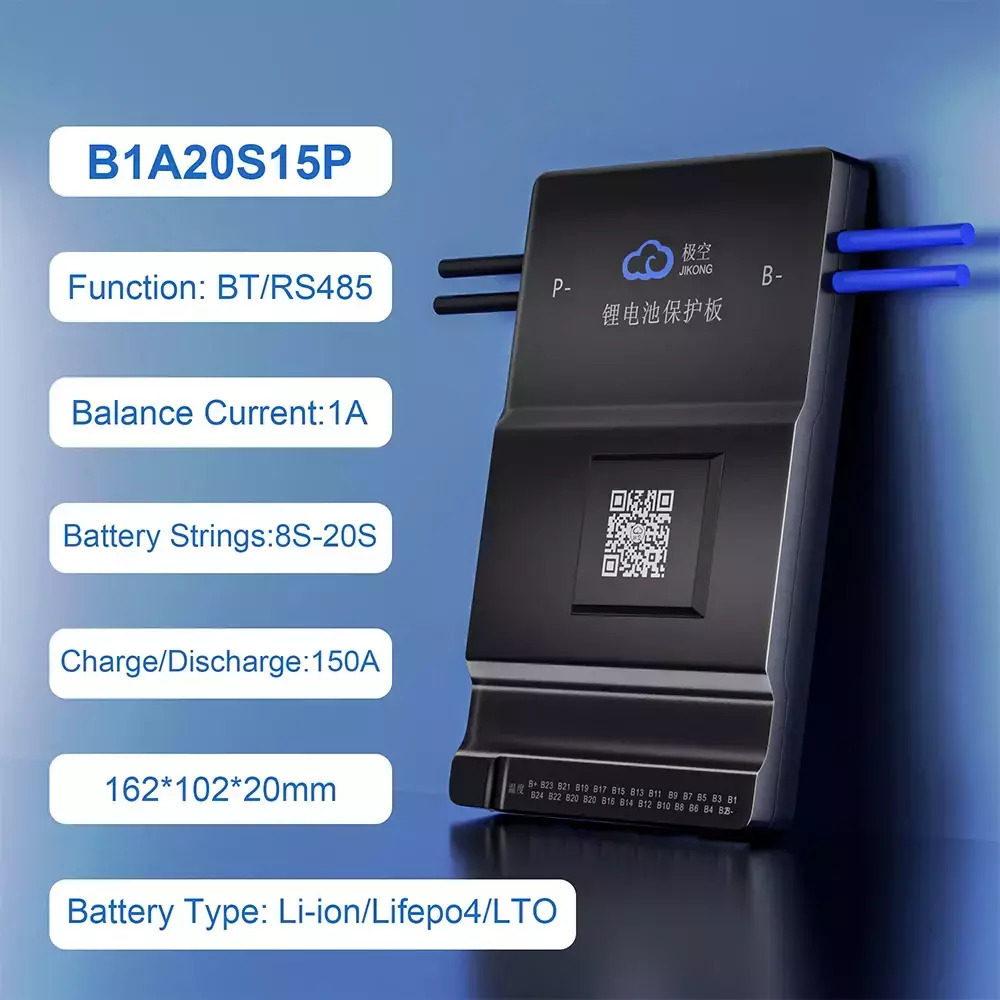 Bms Lifepo4 & Li-ion Batteries 40a 200a Charge Discharge Active Balance ...