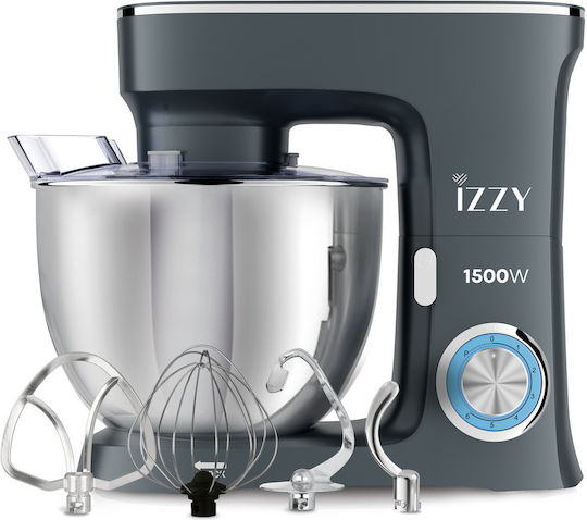 Izzy Chef Pro IZ-1505 Κουζινομηχανή 1500W με Ανοξείδωτο Κάδο 8lt ...