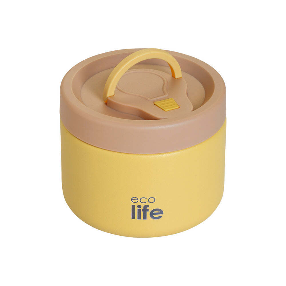 Ecolife Round Βρεφικό Θερμός Φαγητού Ανοξείδωτο 650ml 33-BO-9094 ...