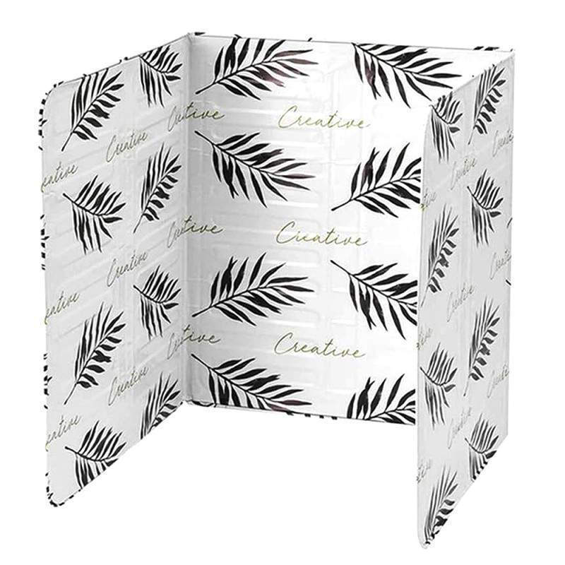 Siks Splash Guard Stove Aluminum Reusable Foldable Cooking Splash Panel ...