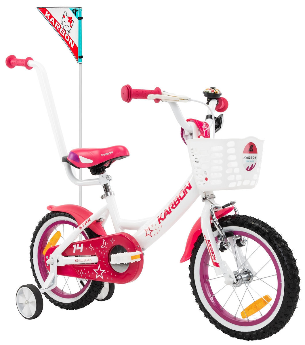 Karbon 14" Bicicletă pentru copii Bicicletă BMX cu Cadru din Aluminiu (2023) Alb | Skroutz Romania