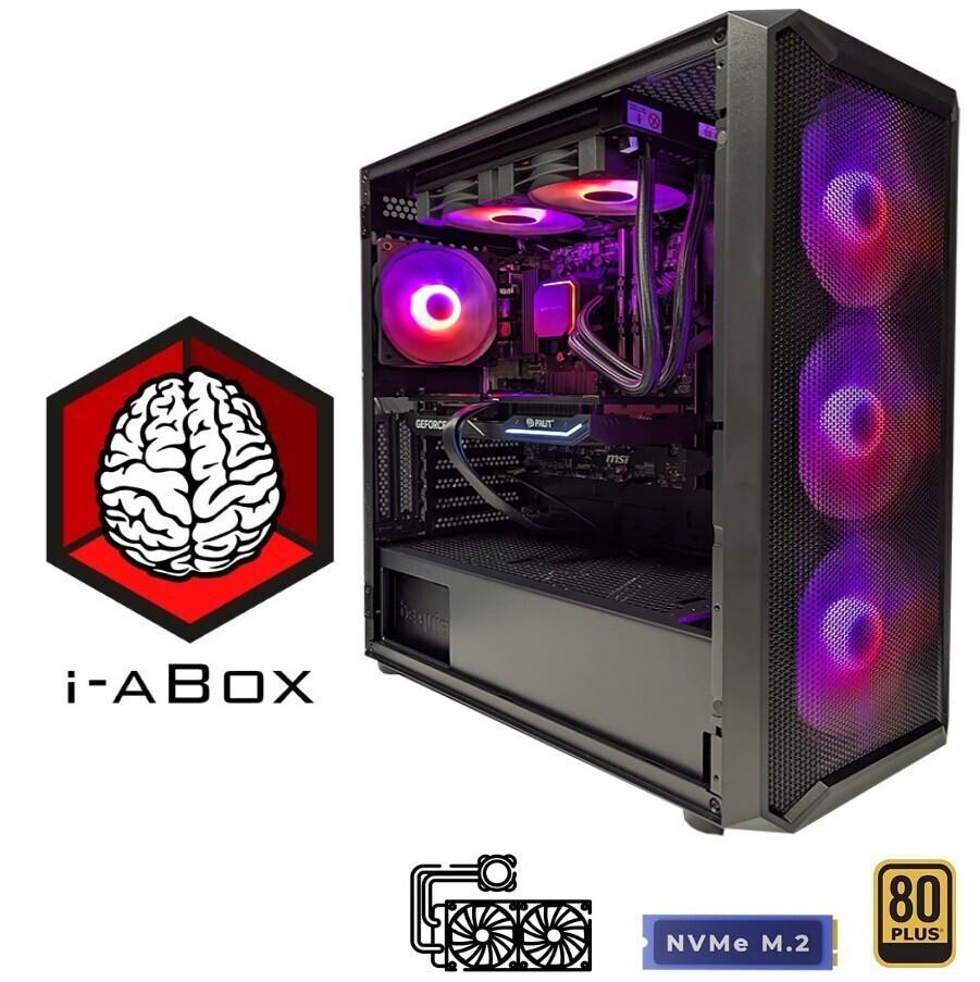 i-aBox Gamer's Choice v4i C Gaming Desktop PC (Ryzen 5-9600X/32GB DDR5 ...
