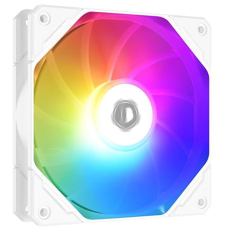 ID-Cooling TF-12025-ARGB-SNOW-REVERSE Case Fan 120mm με ARGB Φωτισμό και Σύνδεση 3-Pin / 4-Pin ...