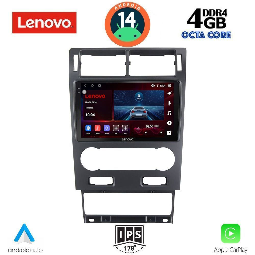 Lenovo Ηχοσύστημα Αυτοκινήτου για Ford Mondeo 2003-2006 (Bluetooth/USB ...