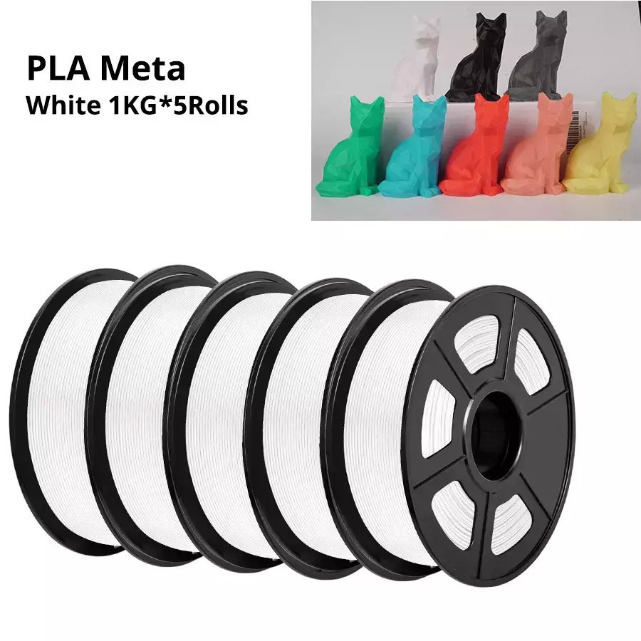 Pla Meta Filament 5kg High Liquidity 1.75mm Diameter Pla-meta White 5kg ...