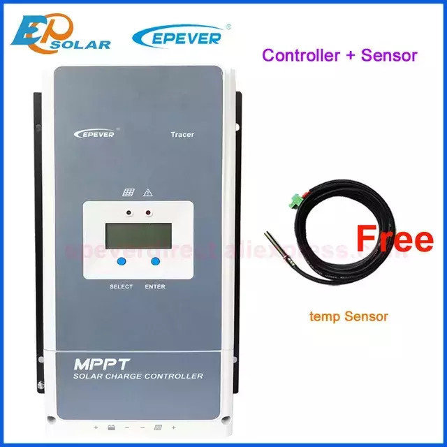 Solar Charge Controller Mppt Technology Auto Voltage Recognition Sensor ...