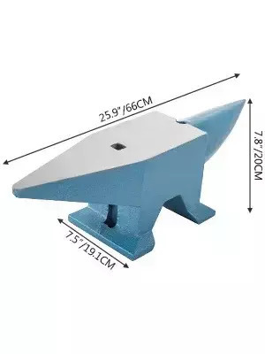 Single Round Horn Anvil Heavy-duty Construction Large Working Area ...
