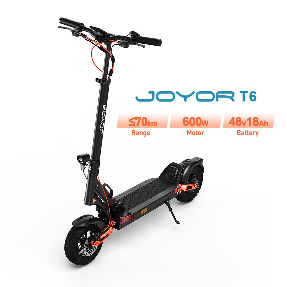 Joyor T6 JOYOR-T6 Ηλεκτρικό Πατίνι με 48km/h Max Ταχύτητα και 70km Αυτονομία σε Μαύρο Χρώμα ...